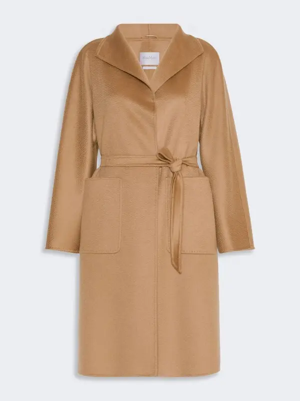 Max Mara Cashmere Zibeline Double-face Coat - Camel
