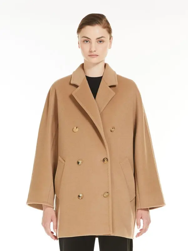 Max Mara Short 101801 Icon Coat - Camel
