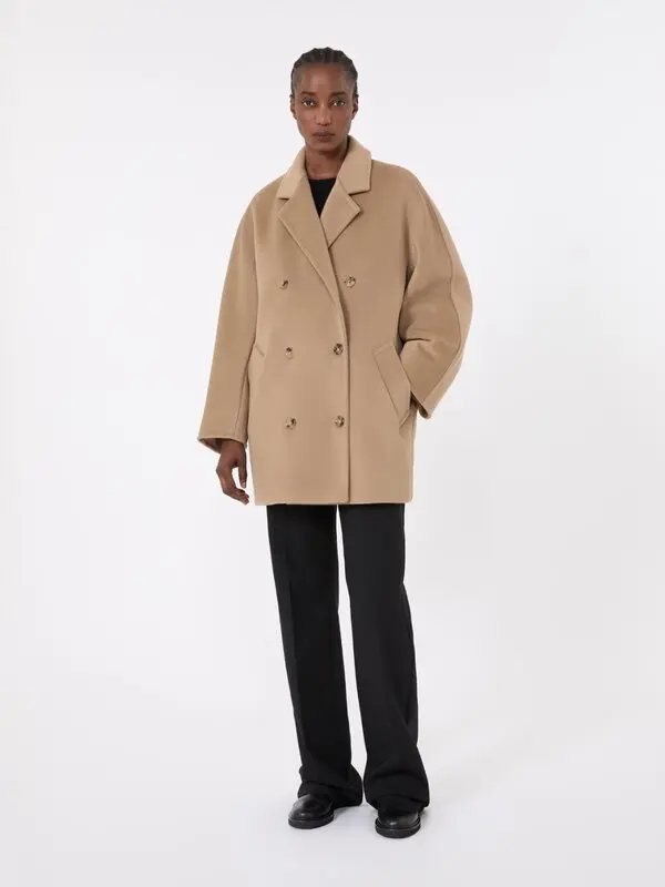 Max Mara Short 101801 Icon Coat - Camel