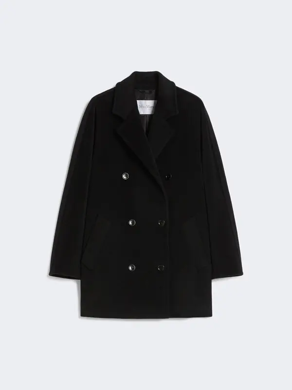 Max Mara Short 101801 Icon Coat - Black