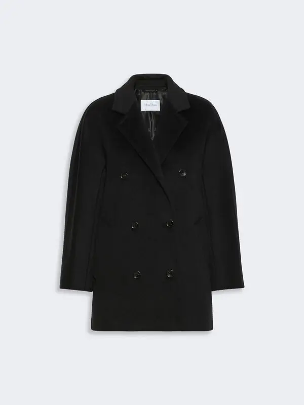 Max Mara Short 101801 Icon Coat - Black