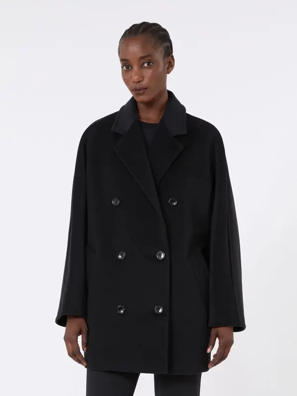 Max Mara Short 101801 Icon Coat - Black
