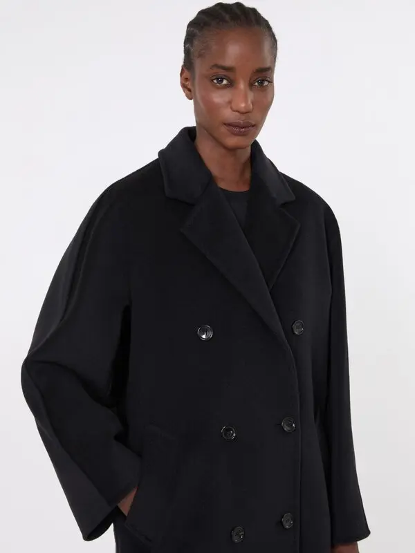 Max Mara Short 101801 Icon Coat - Black
