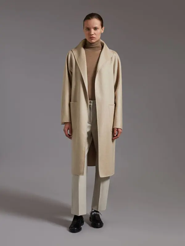 Max Mara Midi Cashmere Zibeline Coat