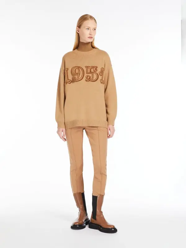 Max Mara Wool And Cashmere Jumper - Camel