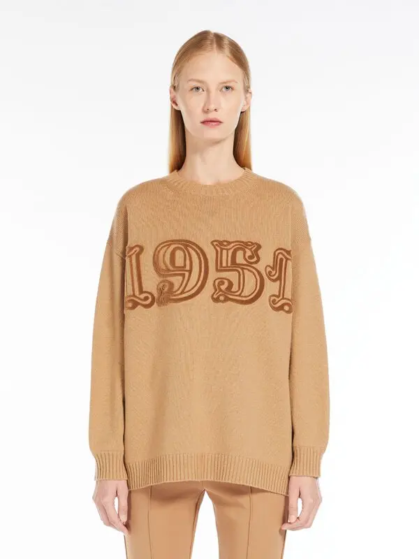 Max Mara Wool And Cashmere Jumper - Powder