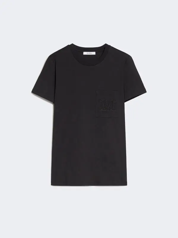 Max Mara Cotton Jersey T-shirt - Black