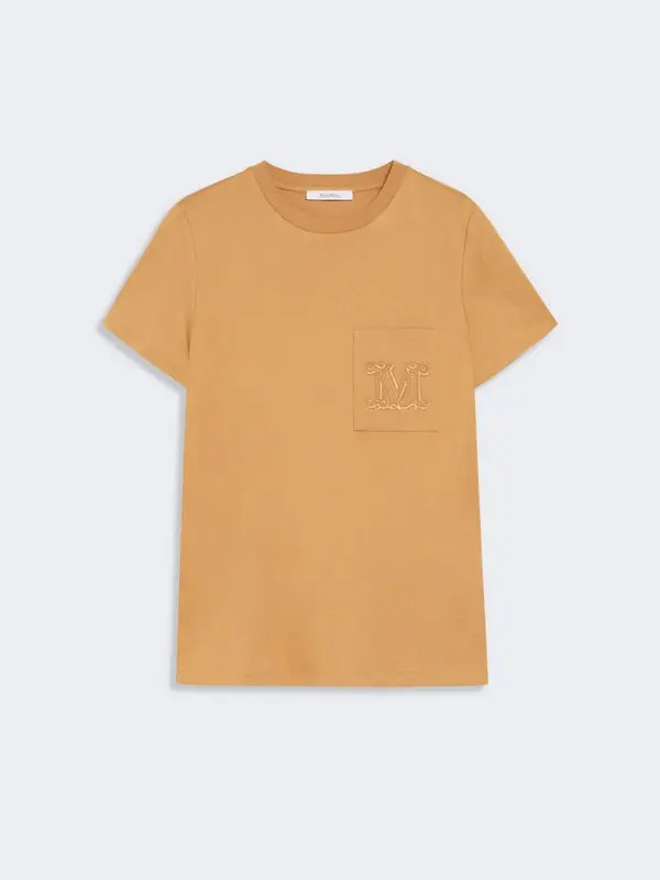 Max Mara Cotton Jersey T-shirt - Camel