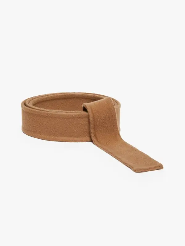 Max Mara Wool Belt - Brown Bronze