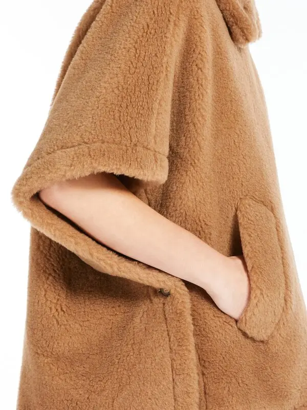 Max Mara Teddy Fabric Cape