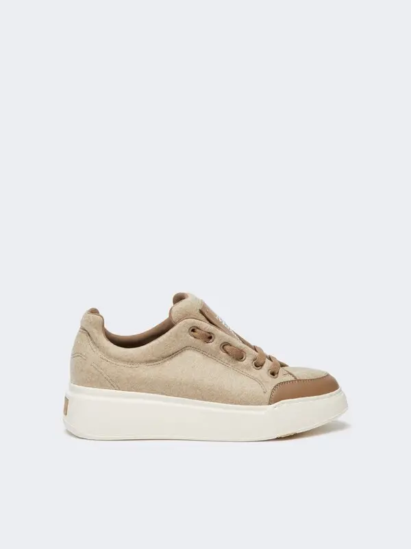 Max Mara Water-repellent Cashmere Trainers - Beige