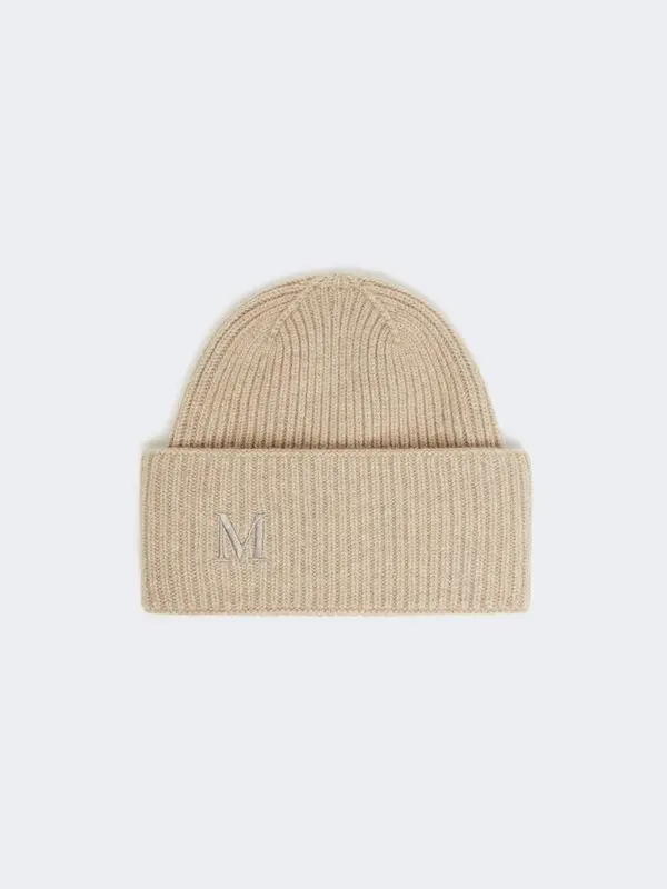 Max Mara Cashmere Beanie Hat - Beige