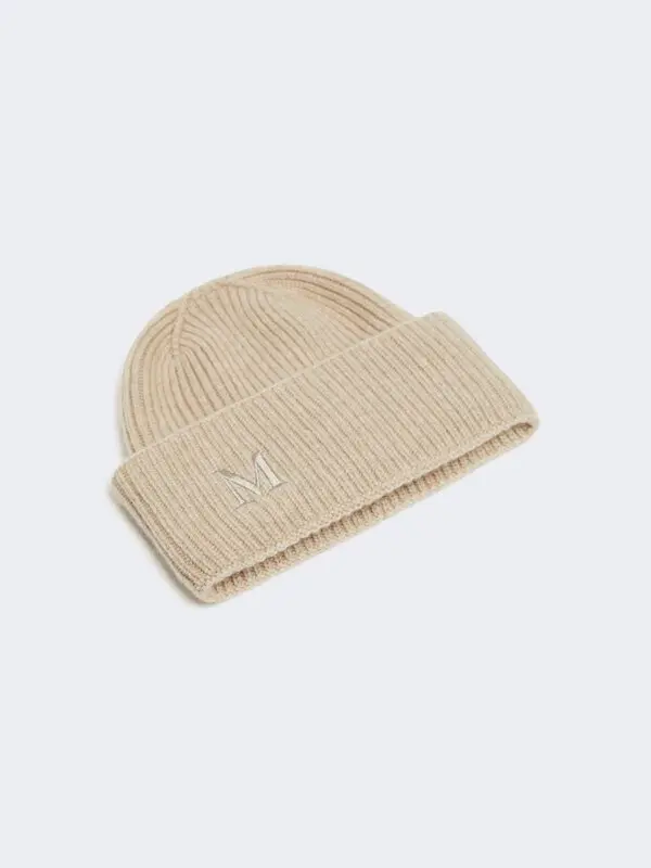 Max Mara Cashmere Beanie Hat - Beige