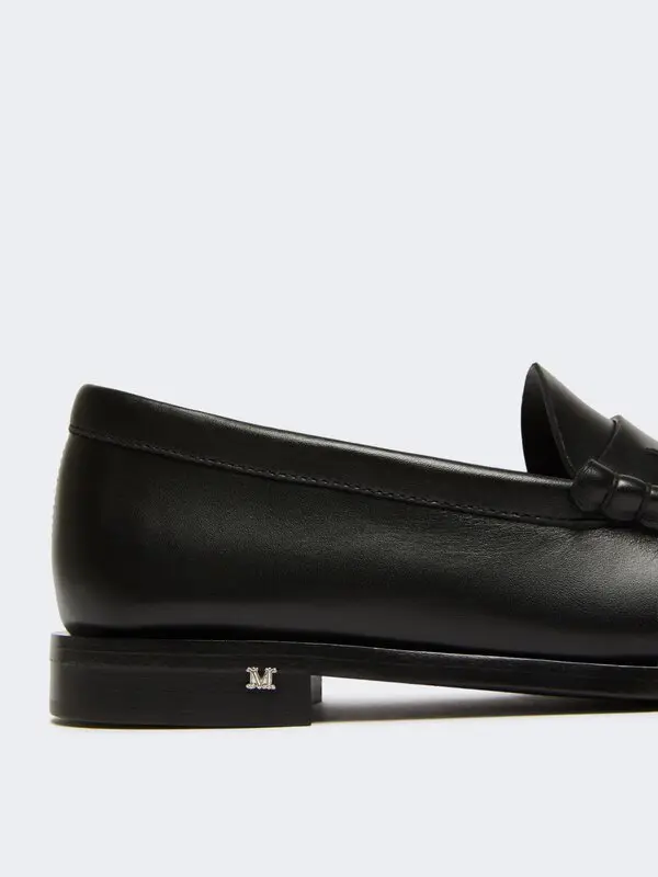 Max Mara Classic Leather Loafers