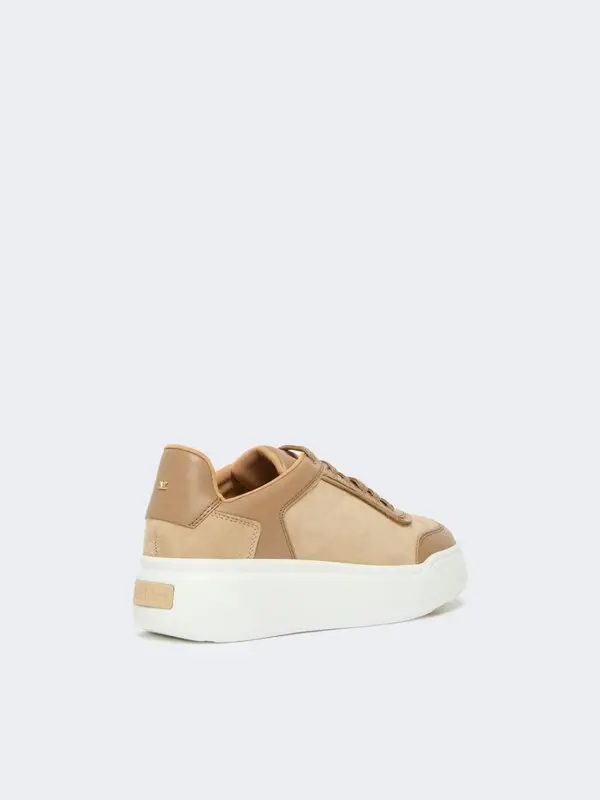 Max Mara Urban Suede Sneakers - Camel