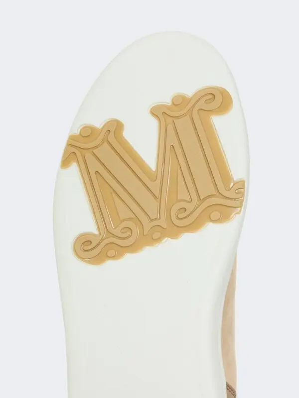 Max Mara Urban Suede Sneakers - Camel
