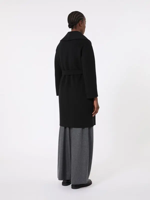 Max Mara Wool Robe Coat - Black