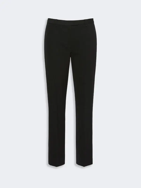 Max Mara Stretch Cotton-blend Trousers