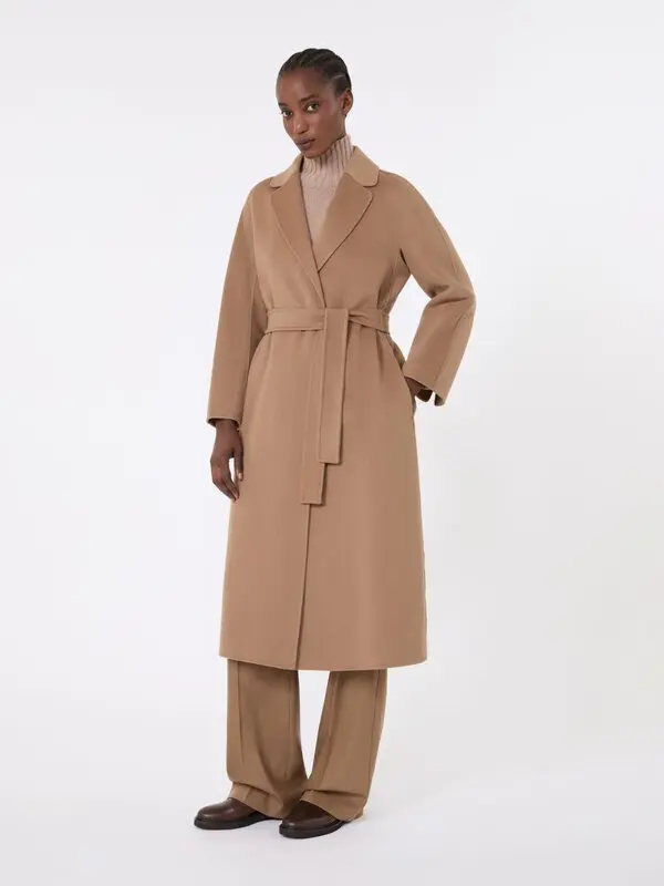 Max Mara Wool Broadcloth Midi Coat