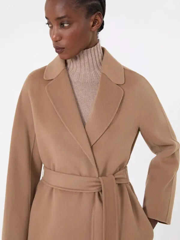 Max Mara Wool Broadcloth Midi Coat