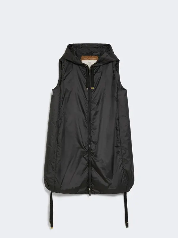 Max Mara Water-repellent Canvas Gilet - Black