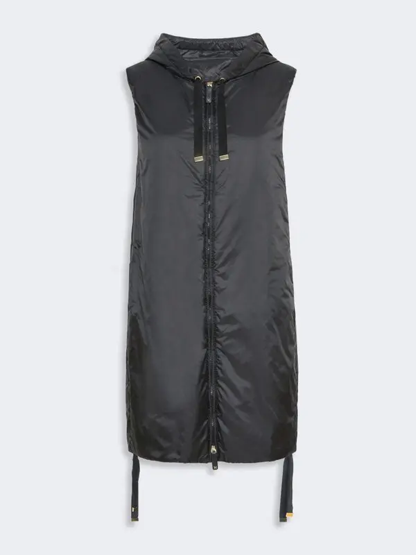 Max Mara Water-repellent Padded Gilet - Black