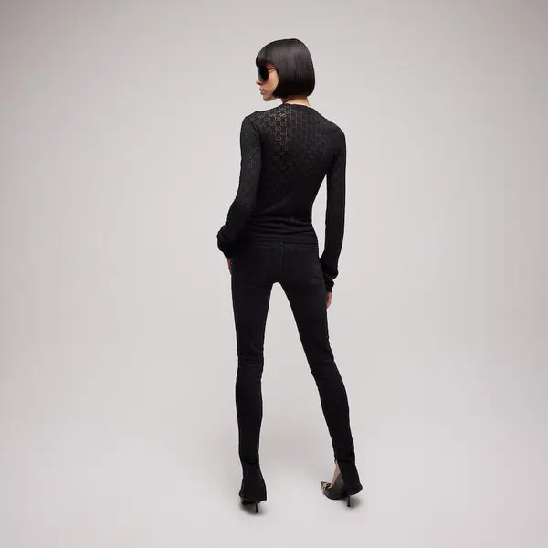 Gucci Gg Cotton Devoré Long-sleeve T-shirt