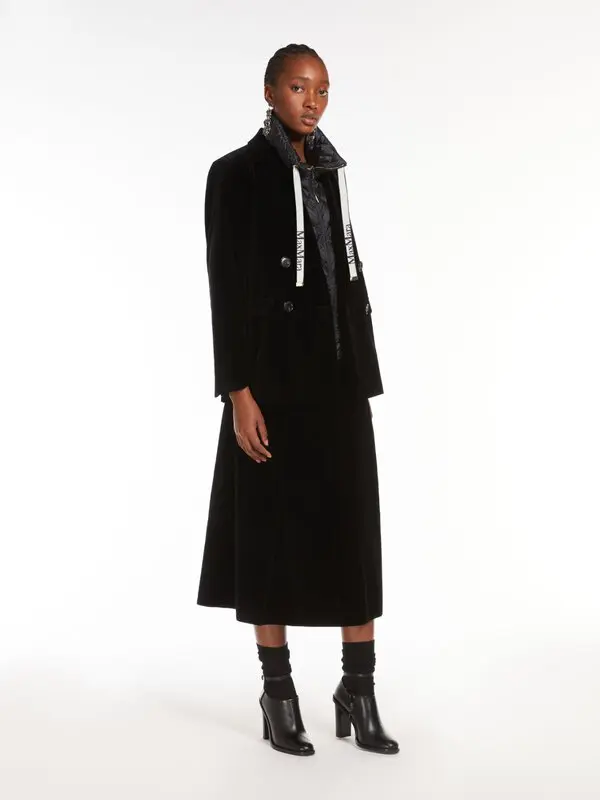 Max Mara Diamond-patterned Padded Gilet - Black