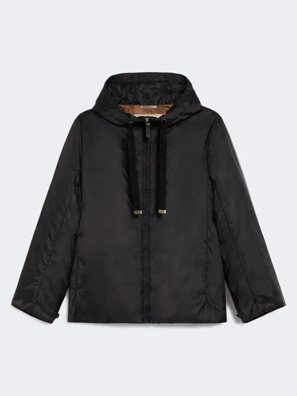 Max Mara Padded Water-repellent Hooded Jacket - Black