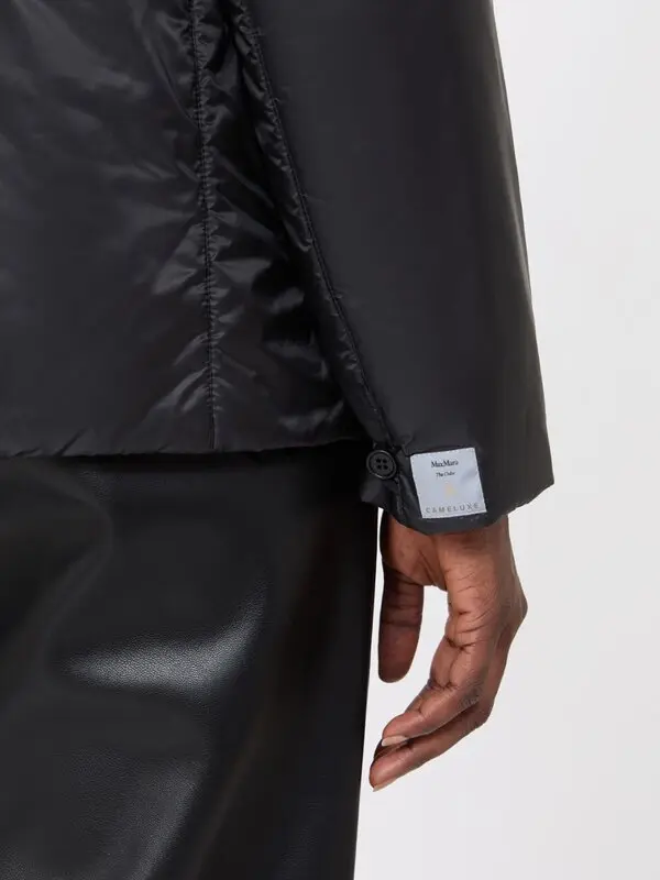 Max Mara Padded Water-repellent Hooded Jacket - Black
