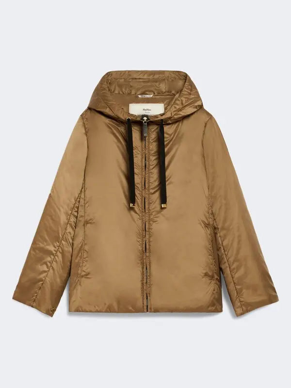 Max Mara Padded Water-repellent Hooded Jacket - Caramel