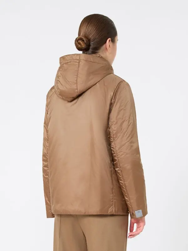 Max Mara Padded Water-repellent Hooded Jacket - Caramel