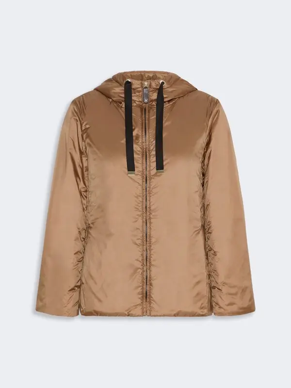 Max Mara Padded Water-repellent Hooded Jacket - Caramel