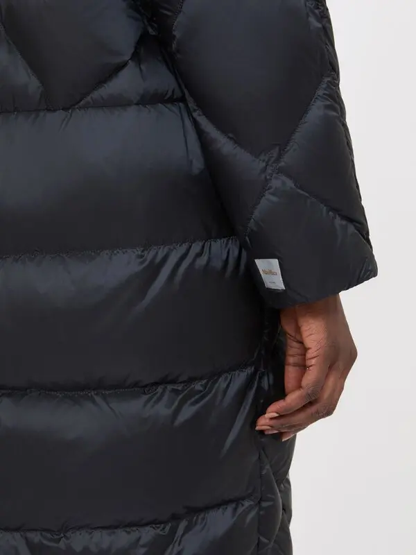 Max Mara Diamond Quilted Hooded Midi Puffer Jacket