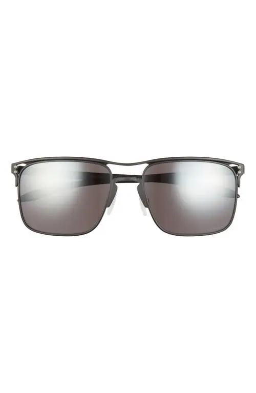 Oakley 56mm Square Polarized Sunglasses - Black