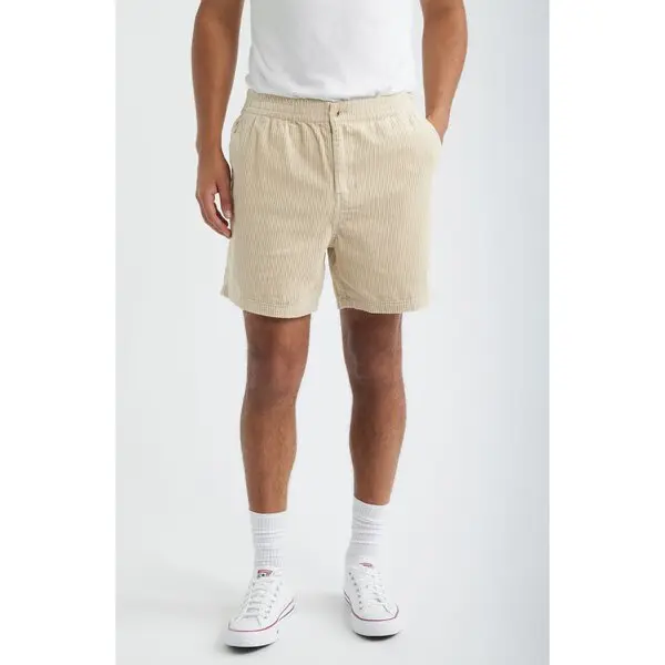925 ORIGINALS Capitan Corduroy Beach Shorts - Vintage White