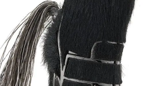 Alexander McQueen Hoof Boot Bag Charm - Black/silver