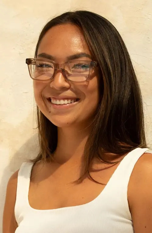 MOHALA EYEWEAR Hapuna 52mm Square Optical Glasses - Shell/clear Lenses
