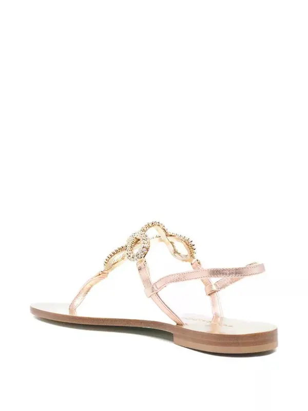 EDDI CUOMO Glass-embellished Sandals
