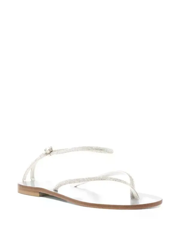 EDDI CUOMO Glass-embellished Sandals