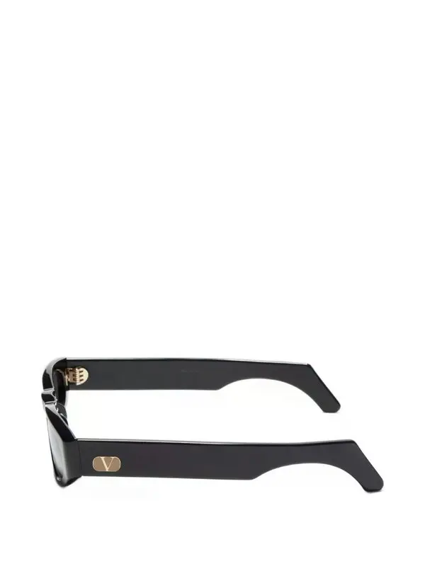Valentino Garavani Geometric Acetate Sunglasses - Black