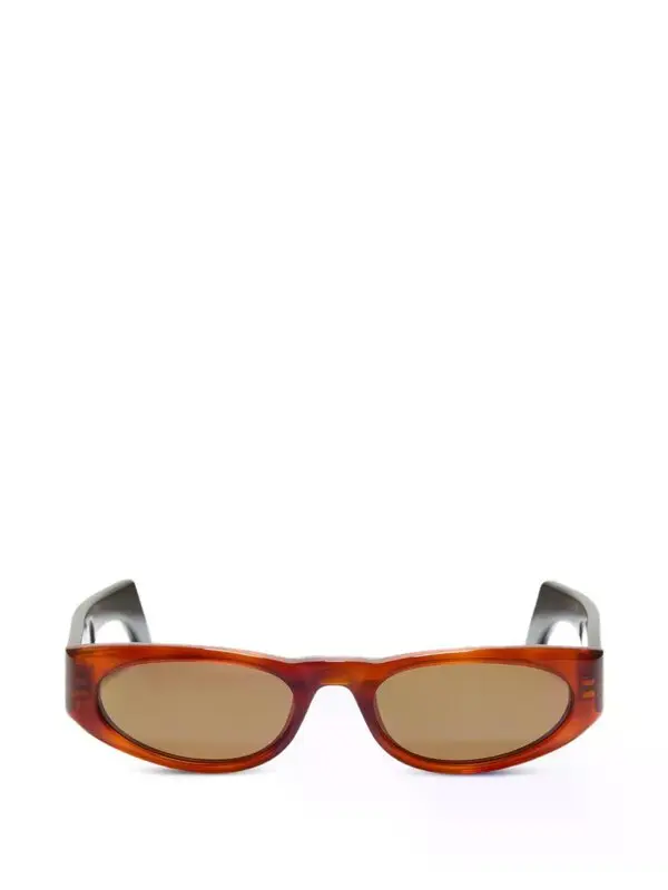 Valentino Garavani Geometric Acetate Sunglasses - Brown