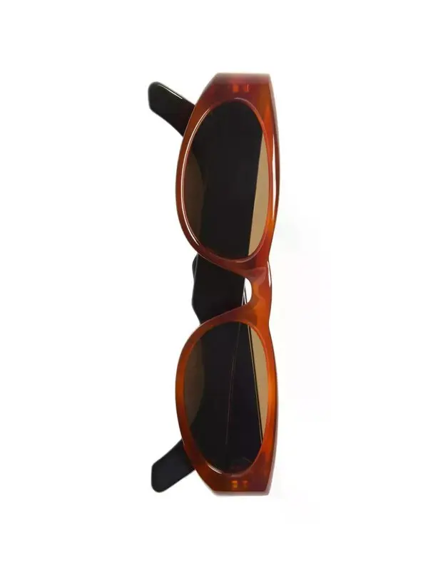Valentino Garavani Geometric Acetate Sunglasses - Brown