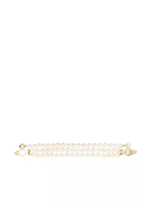 VIVIENNE WESTWOOD Three-row Bas Relief Bracelet