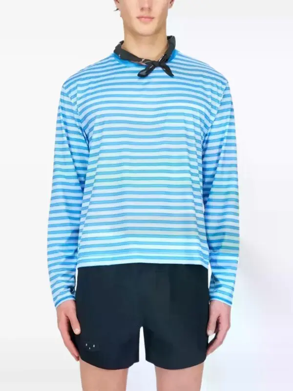 UNNA Striped Long Sleeve T-shirt