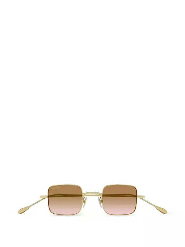 Gucci Square-frame Sunglasses - Gold