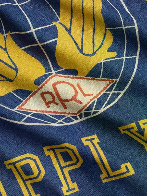 Ralph Lauren Logo-printe Cotton Bandanna