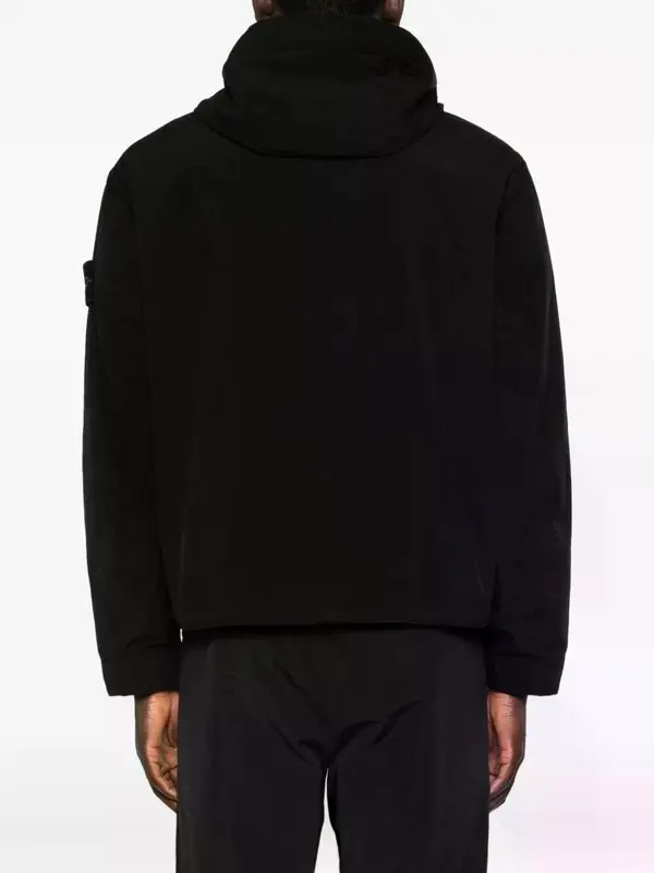 Stone Island Hooded Pocket Jacket - Black