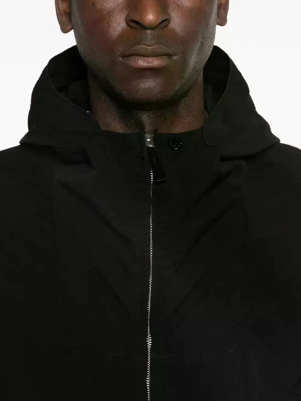 Stone Island Hooded Pocket Jacket - Black