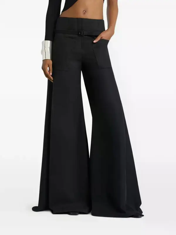 COURREGES Cotton Palazzo Trousers